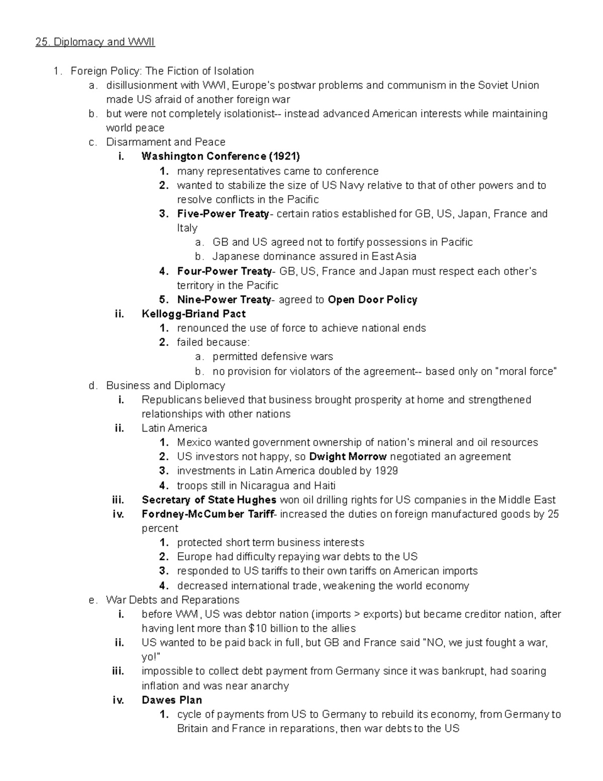 25 - great - Diplomacy and WWII Foreign Policy: The Fiction of ...