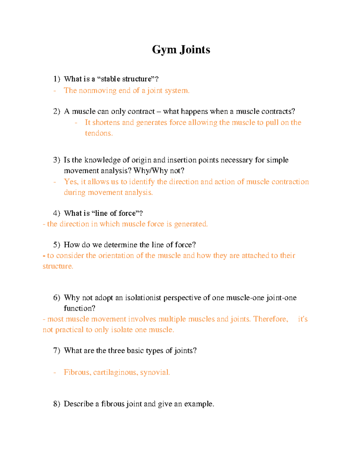 Gym+Joints Student 1-1 - Gym Joints What is a “stable structure”? The ...