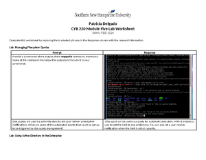 CYB 310 Module Three Lab Patricia Delgado - CYB 310 Module Three Lab ...