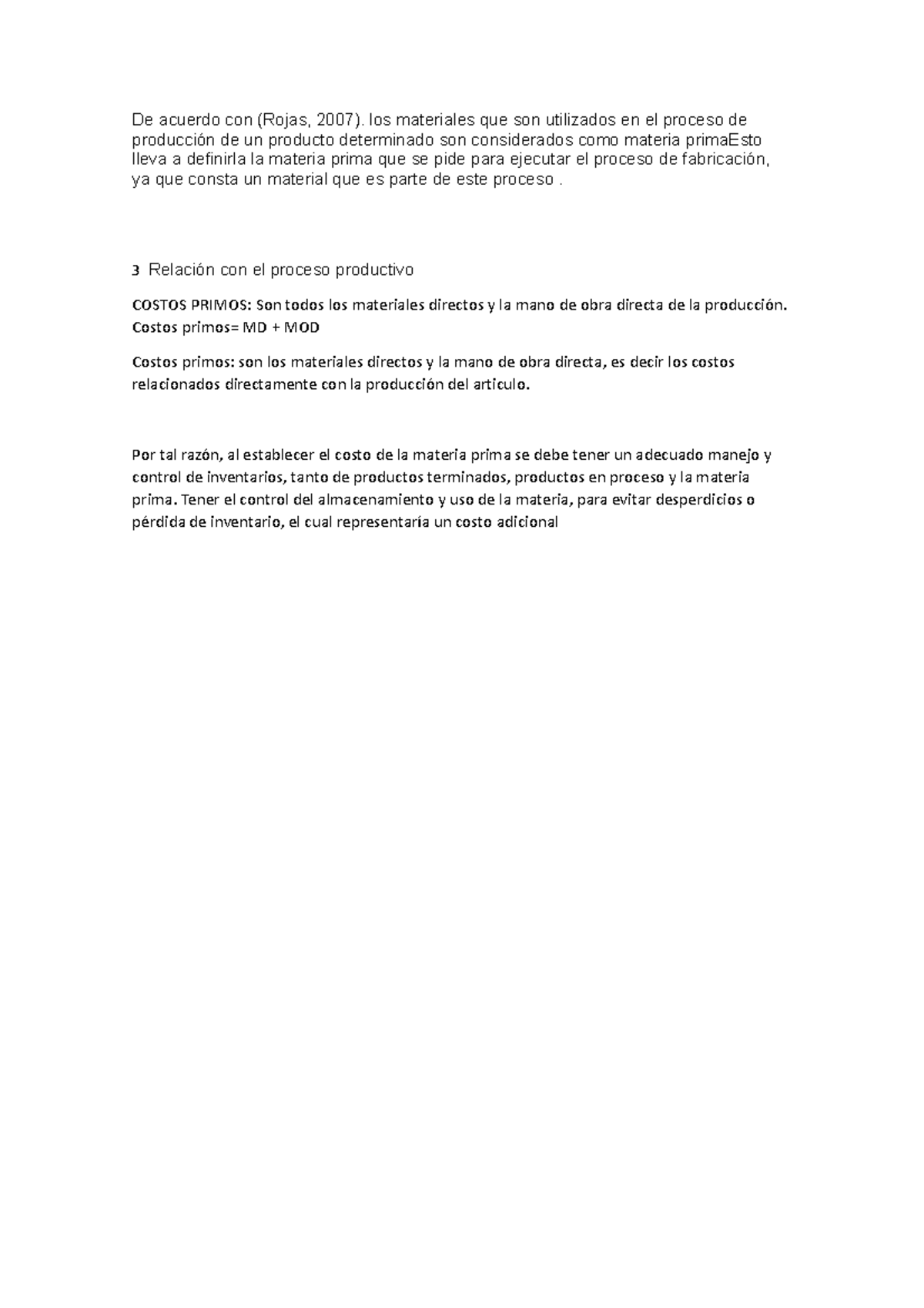 Cosot Y Presu - fdsff - De acuerdo con (Rojas, 2007). los materiales ...