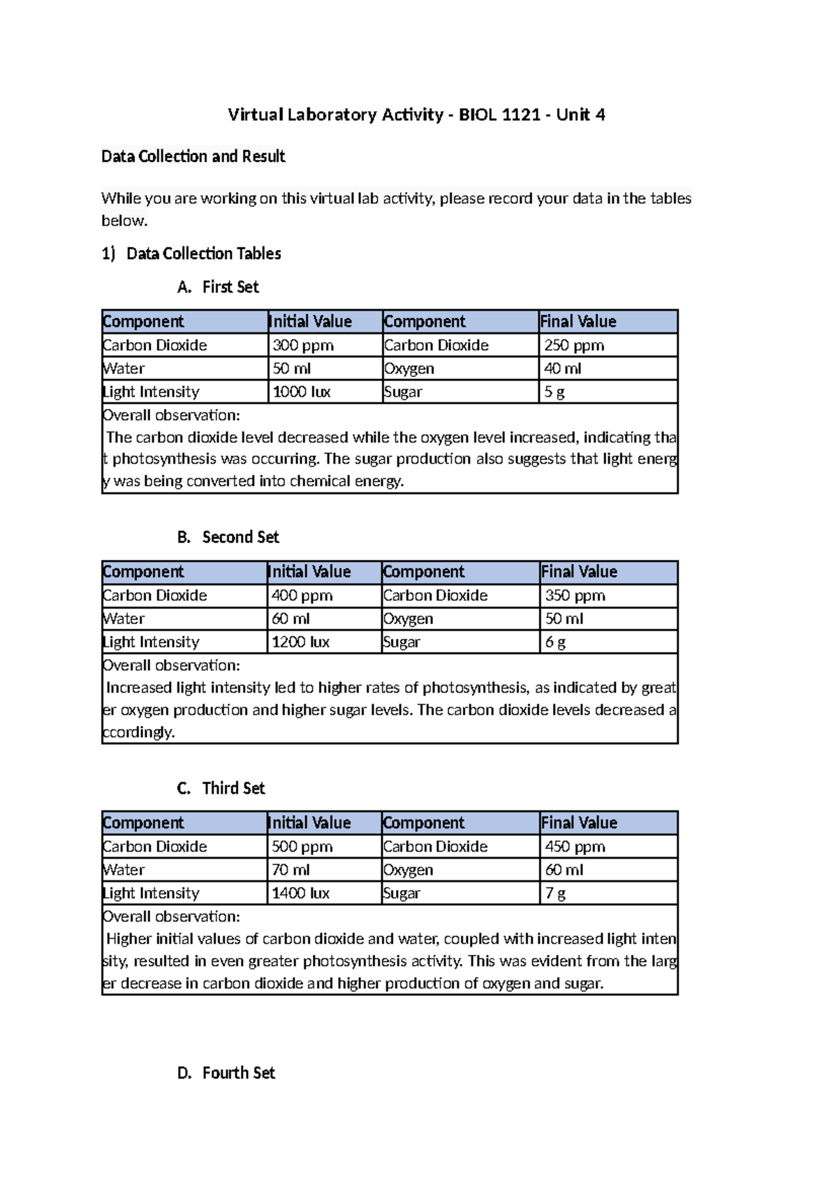 Experiment 3 - Data Collection and Result - Virtual Laboratory Activity ...