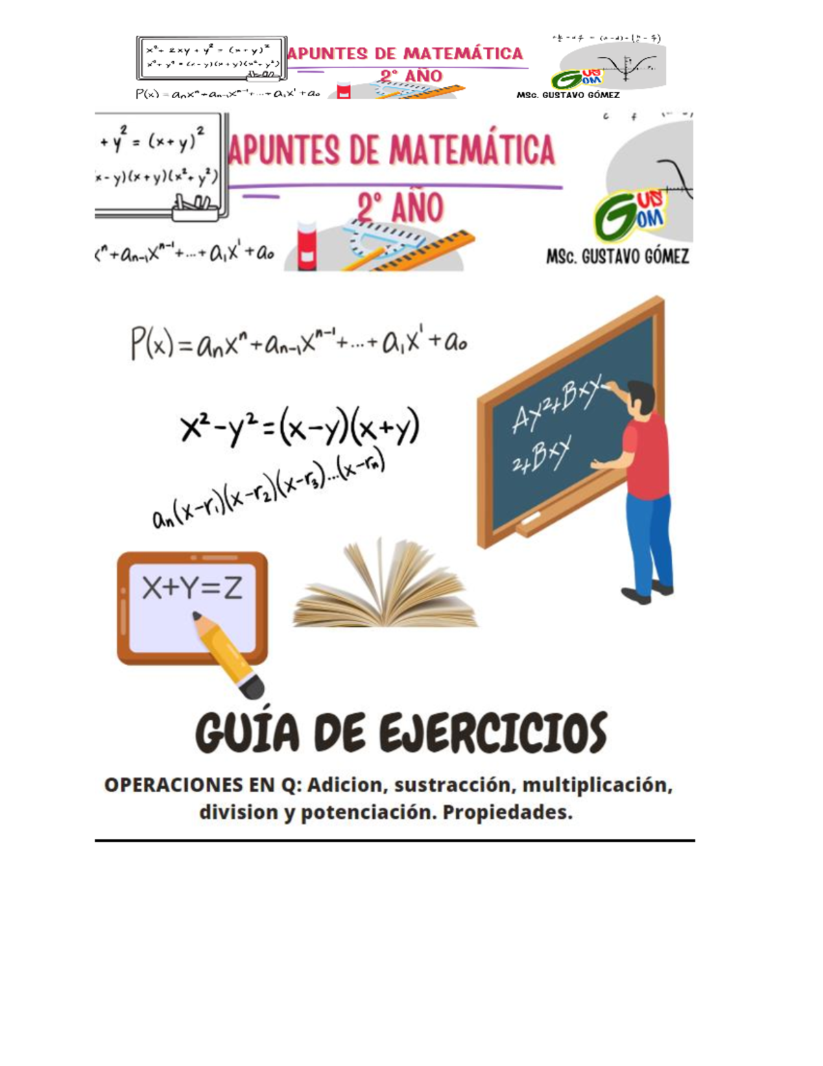GUIA 1- Operaciones EN Q - ACTIVIDAD 1: Operaciones en el conjunto de ...