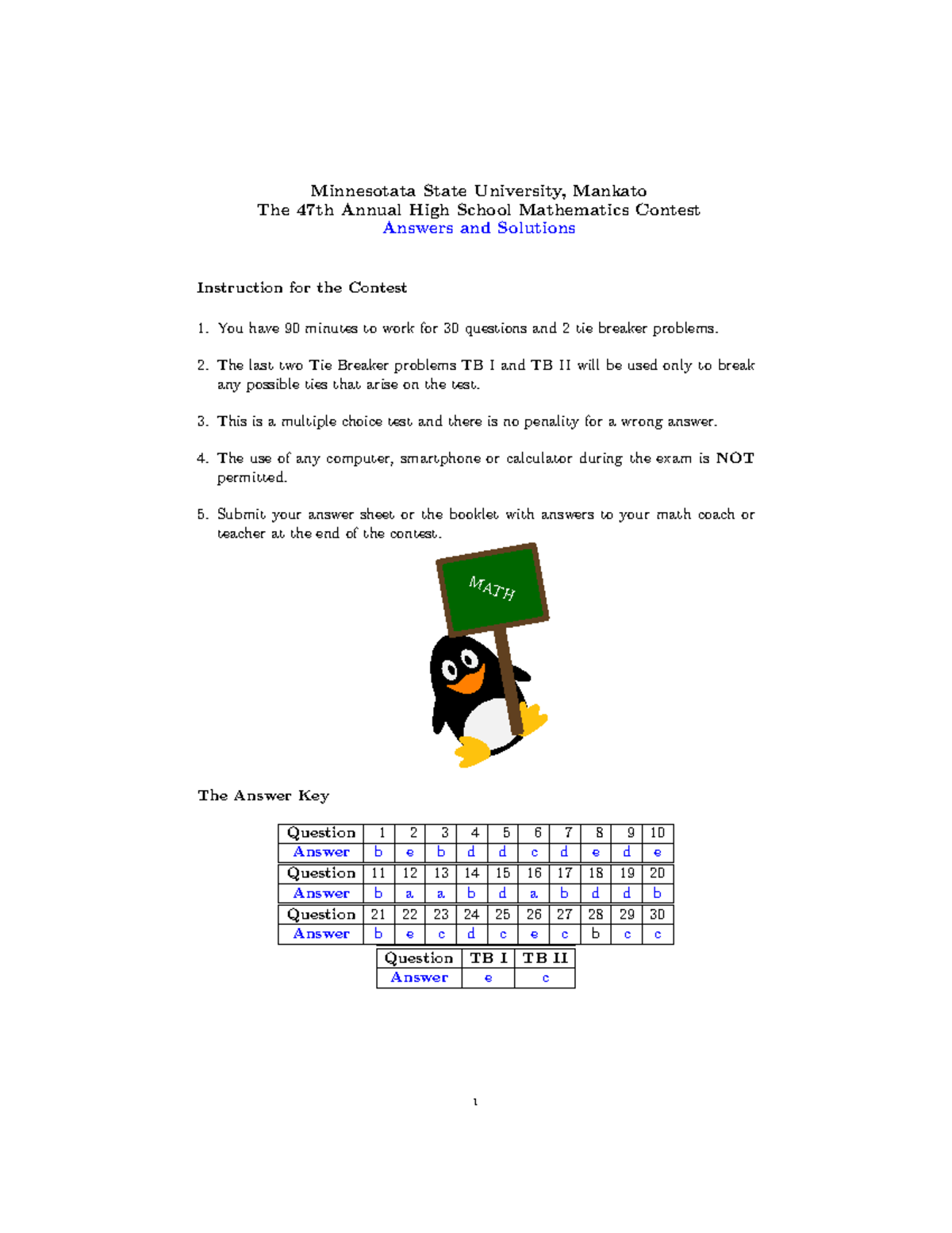 Math contest 2021 solution jnjsn - Minnesotata State University ...