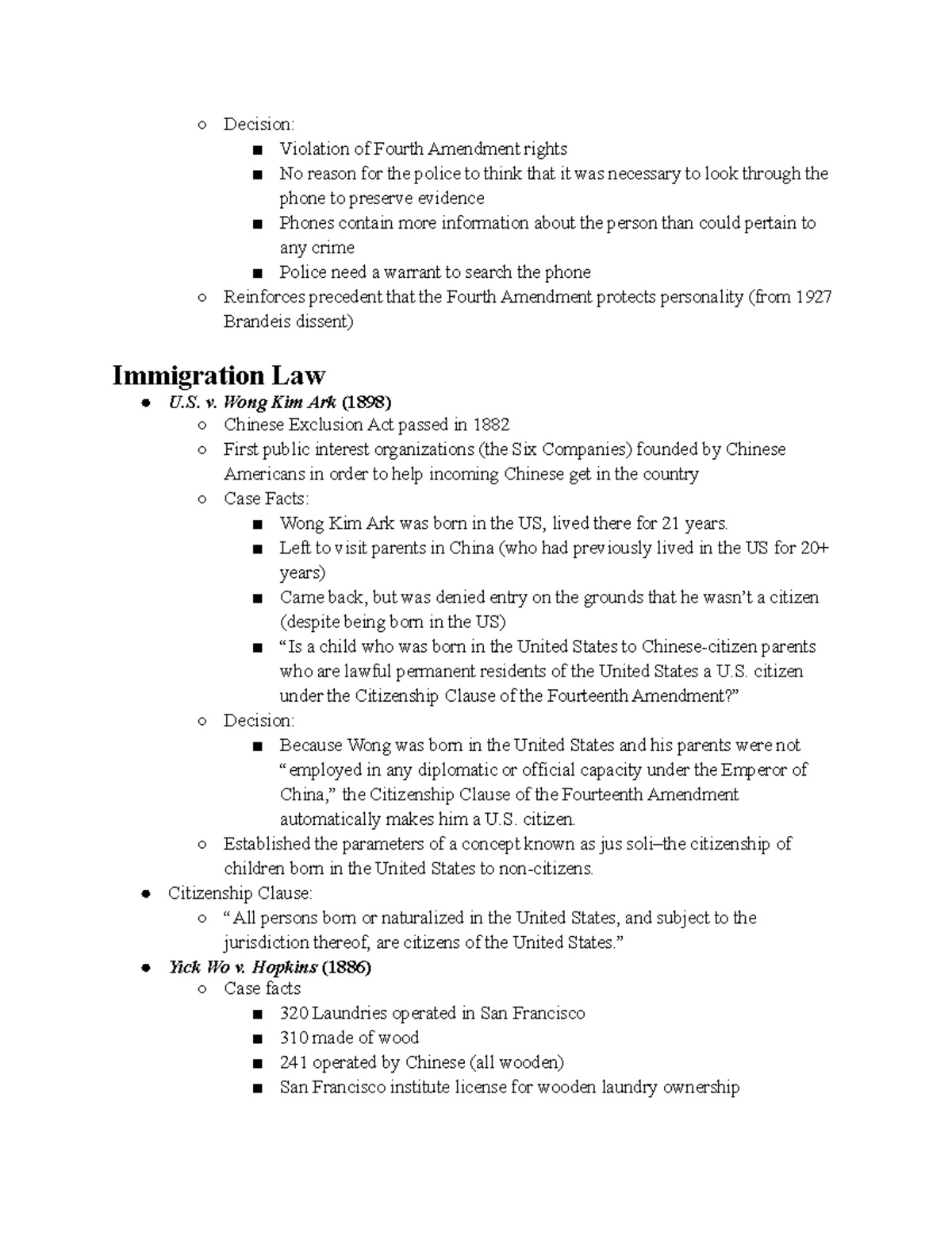 Lgls, 4 - Prof. Dan Breen - Decision: Violation of Fourth Amendment ...
