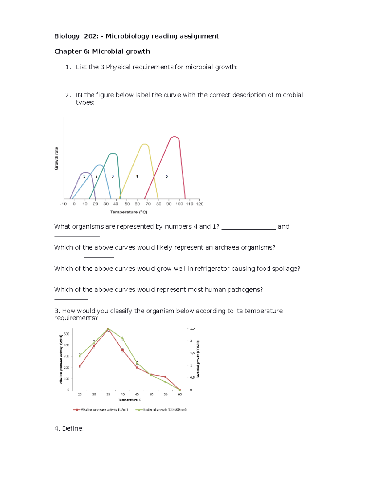 Chap 6 reading assignment - Biology 202: - Microbiology reading assignment Chapter 6: Microbial ...