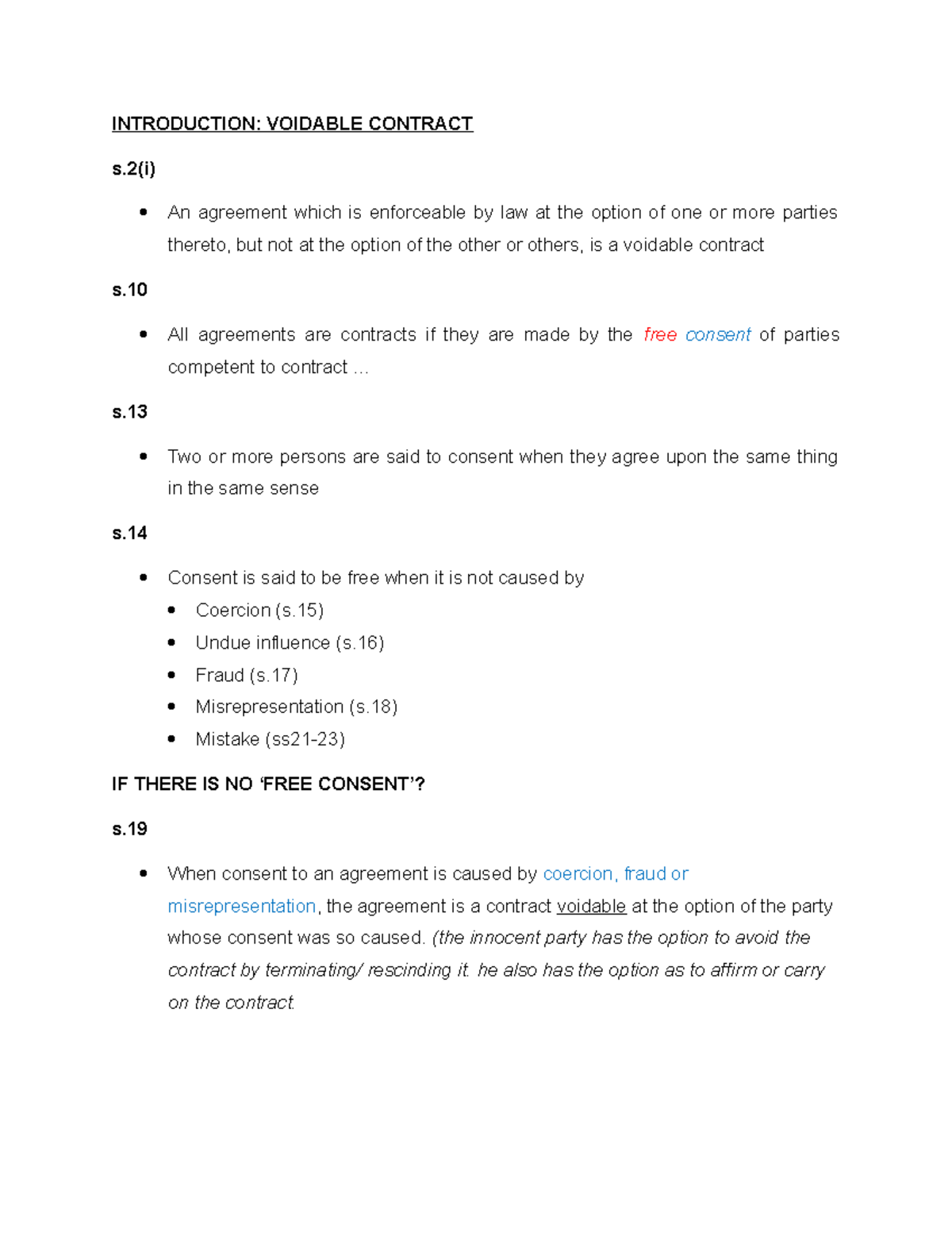 Introduction Voidable Contract INTRODUCTION VOIDABLE CONTRACT S i introduction-voidable-contract-introduction-voidable-contract-s-i