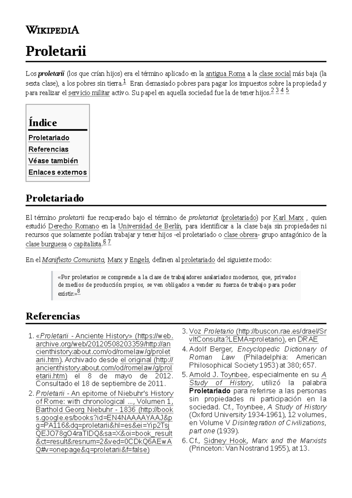 Proletarii - ciencia - Proletarii Los proletarii (los que crían hijos ...