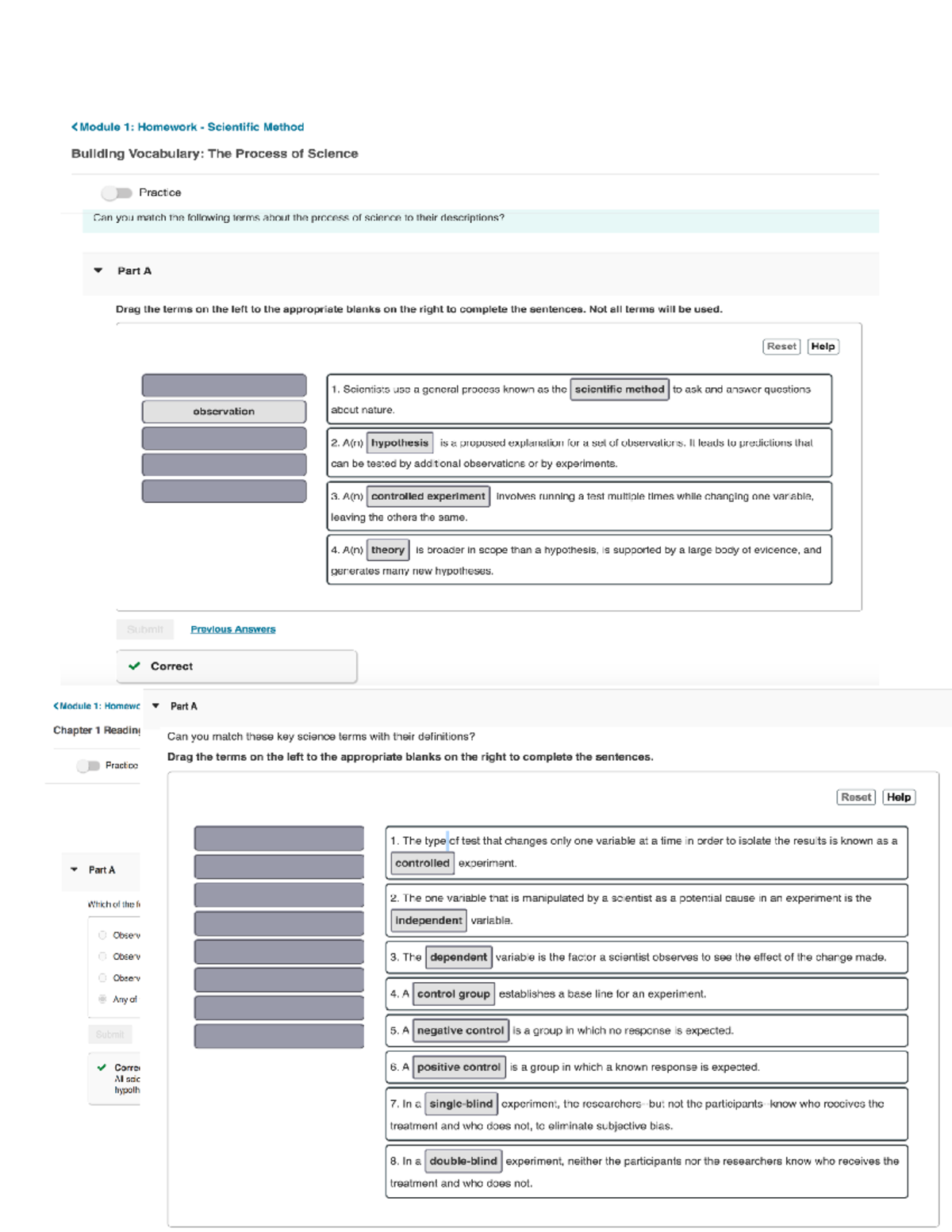 Module 1-Homework Scientific Method - BSC1005 - Studocu