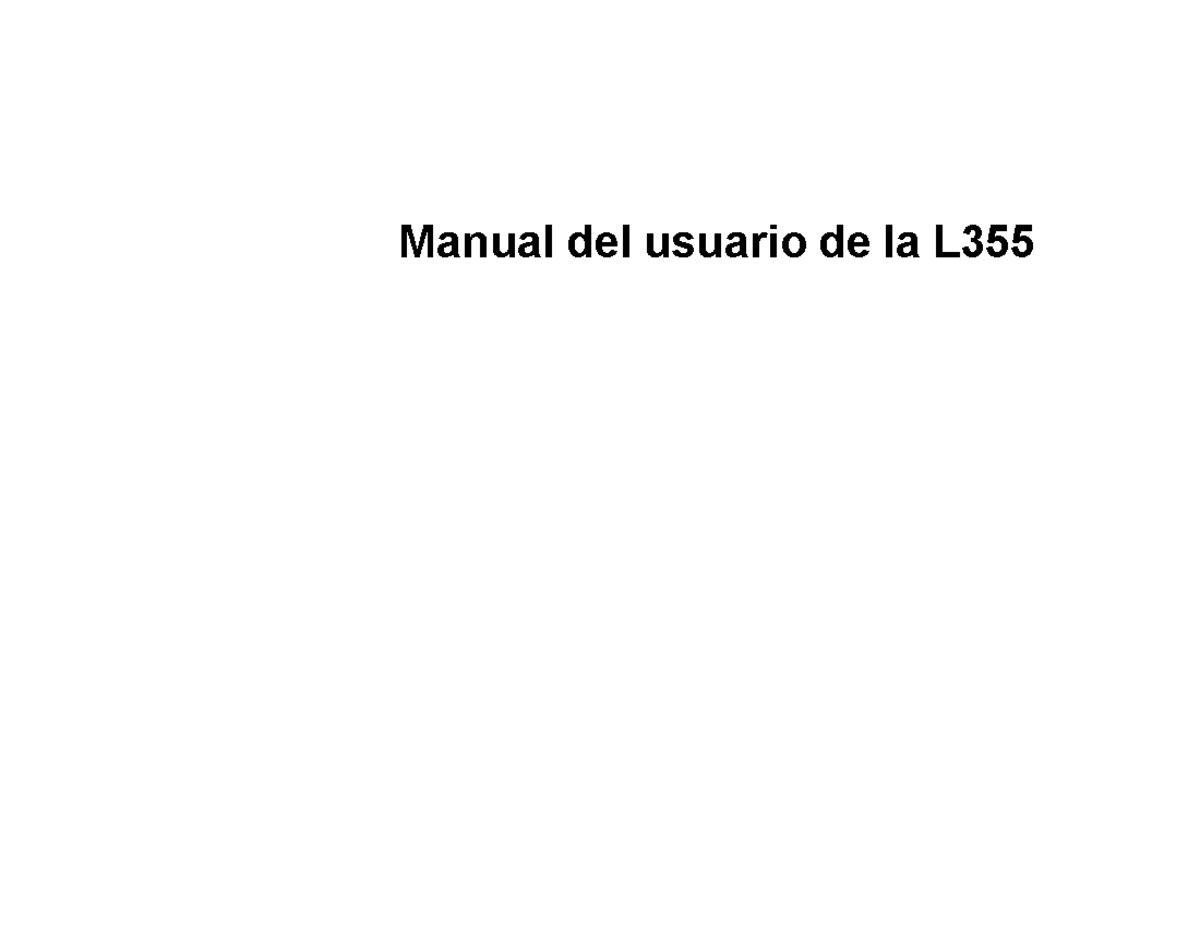 L355 uu6 - Manual - Manual del usuario de la L Opciones de calidad de ...