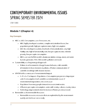 [Solved] summarize chapter 18 of the textbook Environment easy and ...