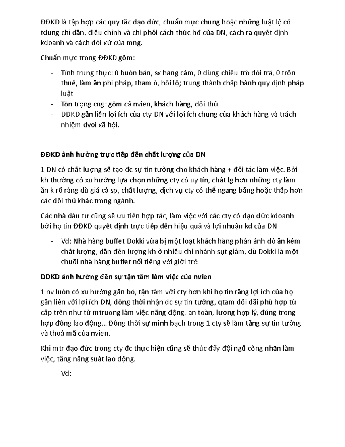 Ktct - okkkkkkkkkkkkkkkkkkkkkkkkkkkkkkkkkkkkkkkkkk - ĐĐKD là t p h p các quy tắắc đ o đ c, chu n ...