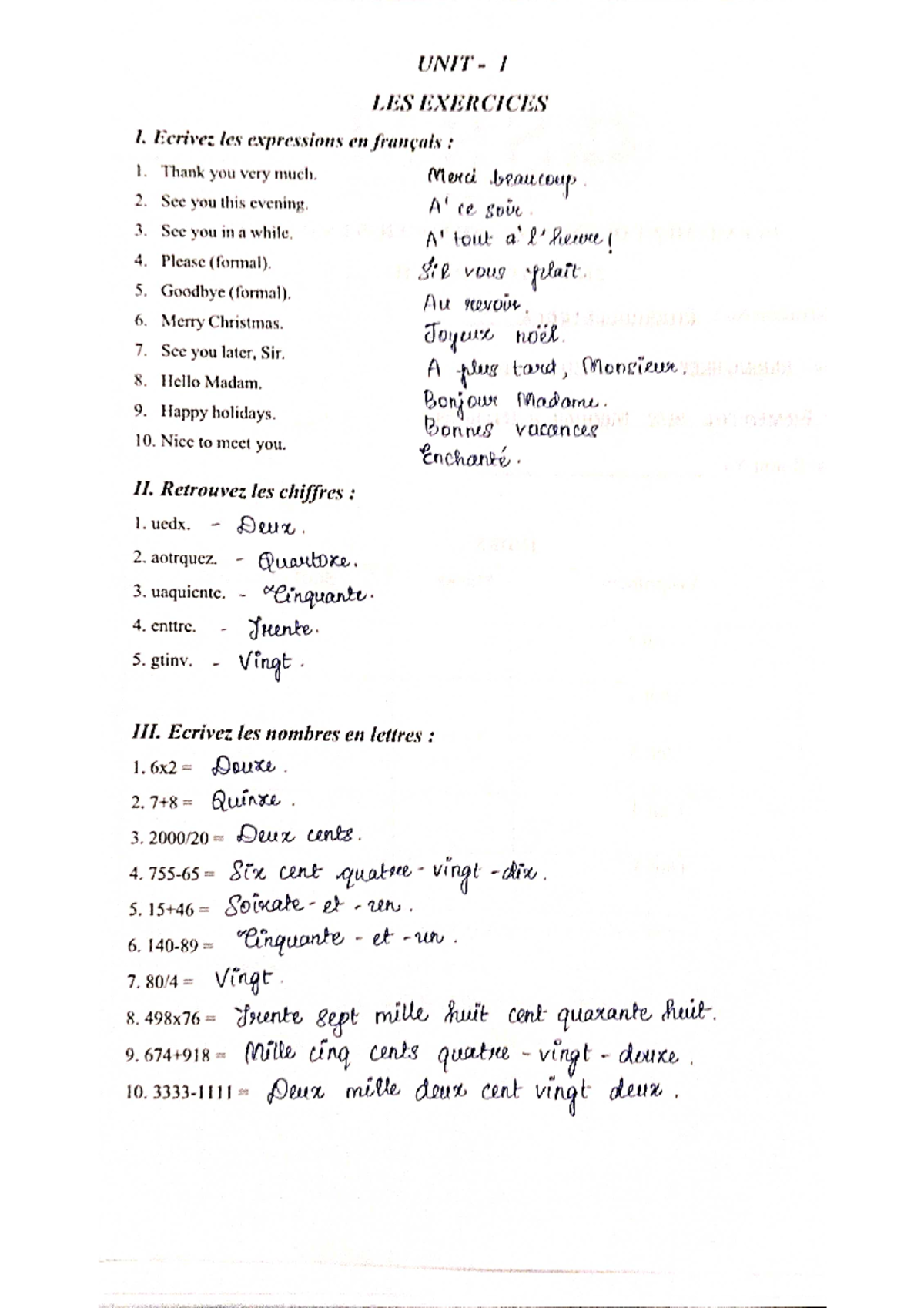 French Assignment RA2311060010005 - Studocu