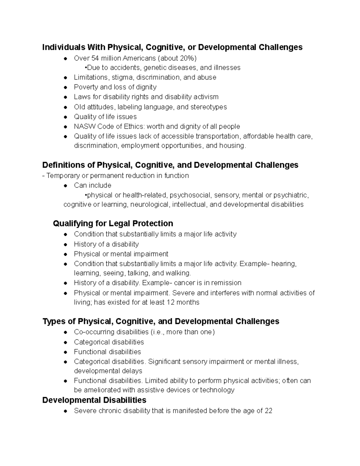 Sw- 4 - Introduction to Social Work fall 2022 - Individuals With ...