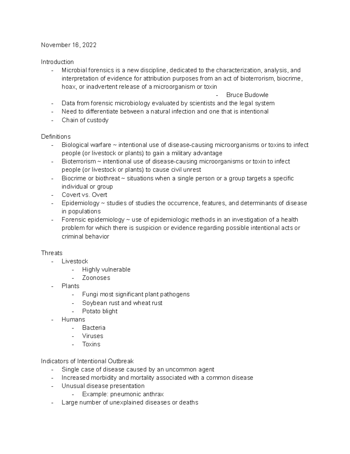 MMSC 220 (Day 11) - Class Notes/Guest Speaker Notes - November 16, 2022 ...