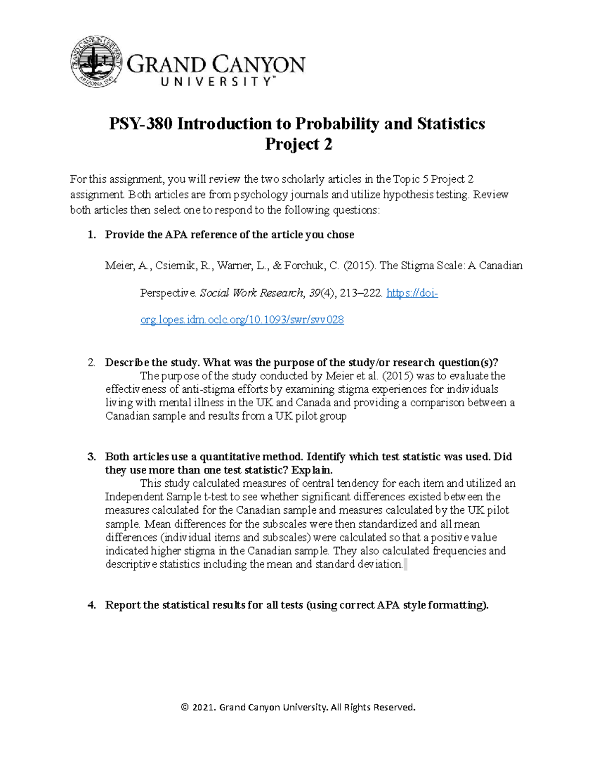 T5-Project 2-Articles (2)-psy-380 - PSY-380 Introduction to Probability ...