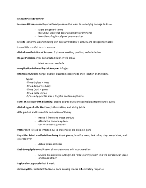 Pathophysiology Complete Notes - Pathophysiology 1000 Unit 1 ...