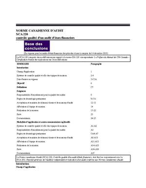 Exemple - Tests de détails - Guide de procédures d’audit par cycles et ...