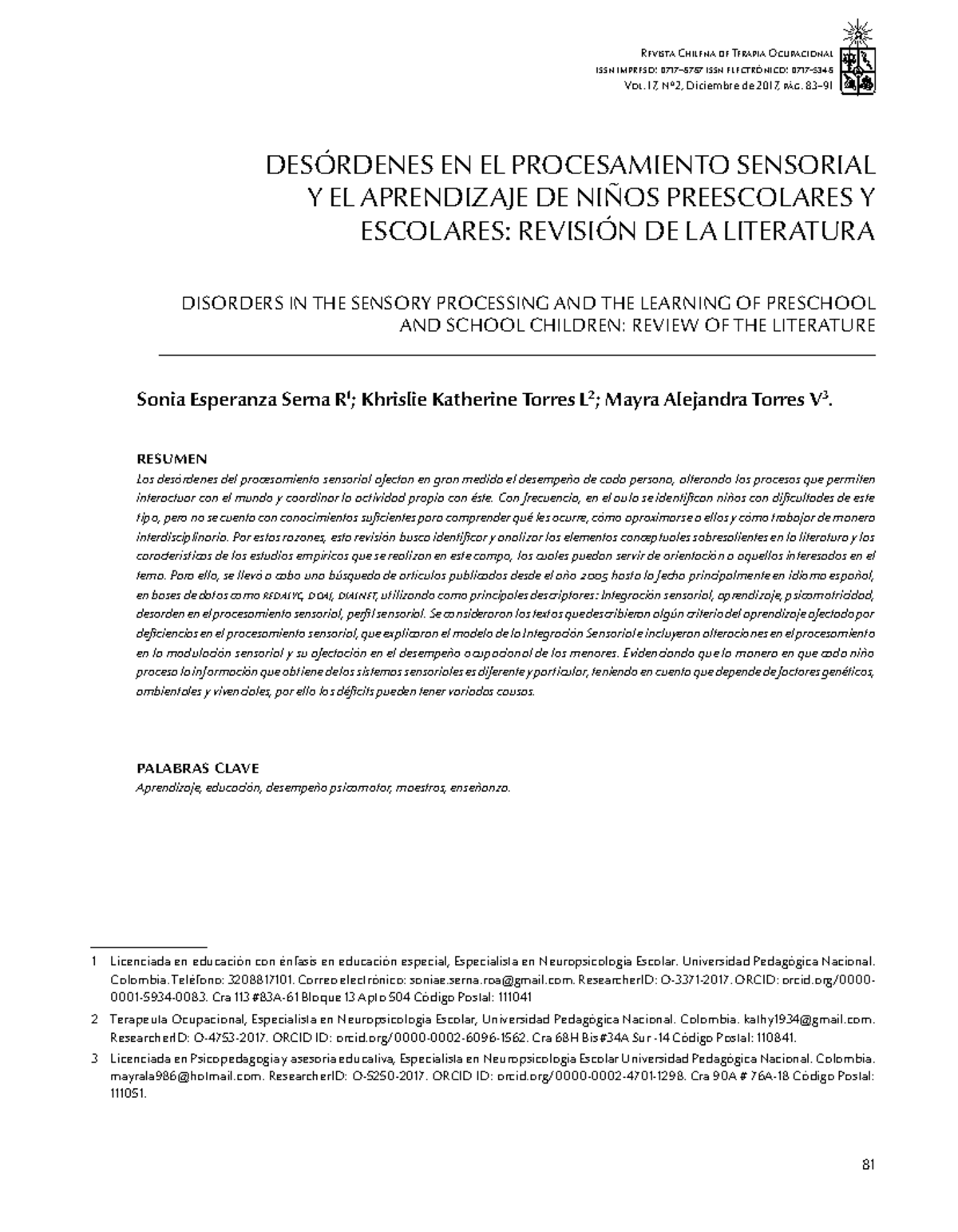 DESO%CC%81 Rdenes+EN+EL+ Procesamiento+ Sensorial+Y+EL+ Aprendizaje+DE ...