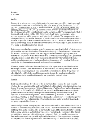 Tutorial 1 - Admin - TUTORIAL 1 Administrative Law: Problem Questions ...