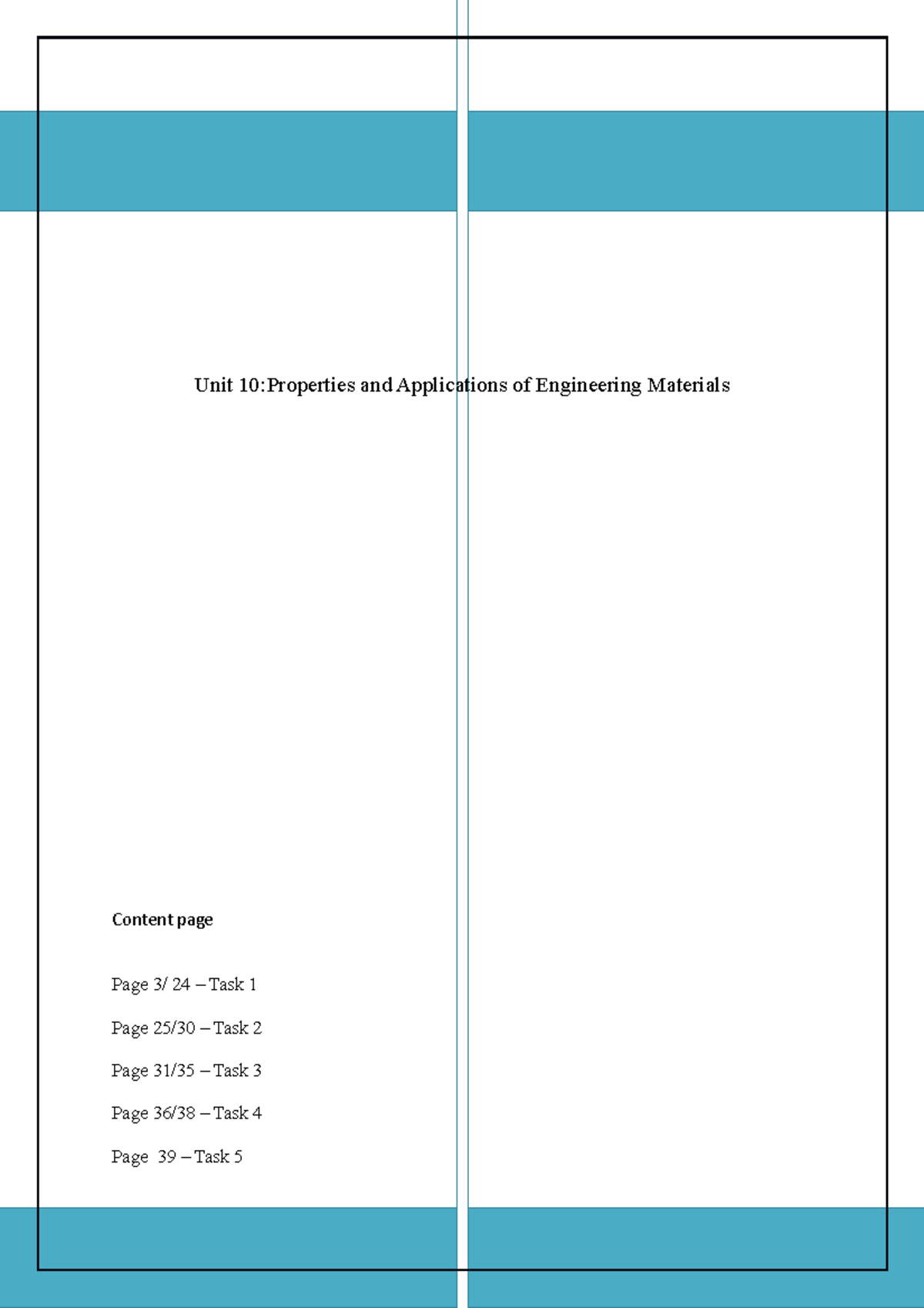 Unit 10 properties and applications of engineering material assignment ...