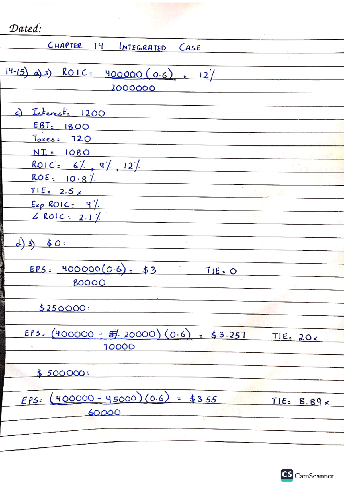 FM Chapter 14 Answers - Financial Management - Studocu