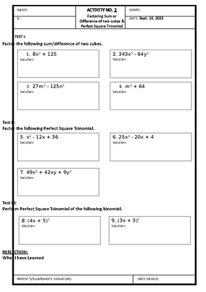 Loh - N?A - Name: Turcido, Jomar T. Section: BSEM-2A PARENTALISM When I ...