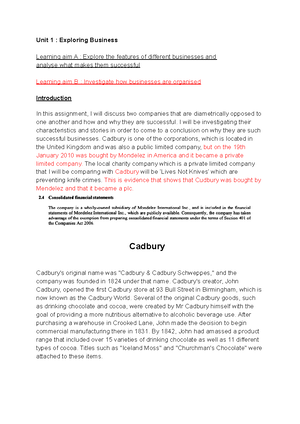 Applied Science Unit 3 Revision guide - 3 Please note – To be used with ...