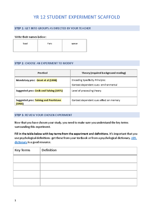 Unit 4 QCAA Criteria Notes - Unit 4 QCAA Criteria Notes Topic 1 Social ...