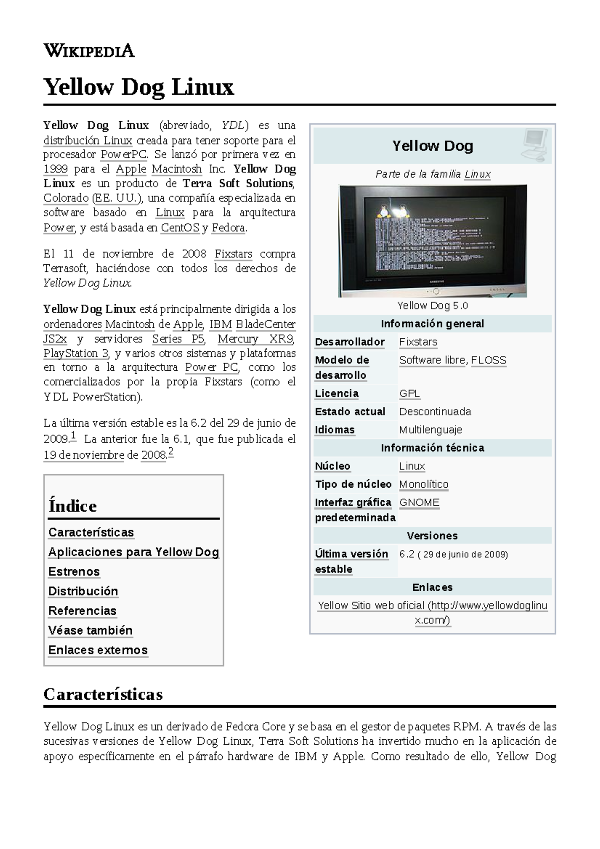 Yellow Dog Linux - excelente - Yellow Dog Parte de la familia Linux ...