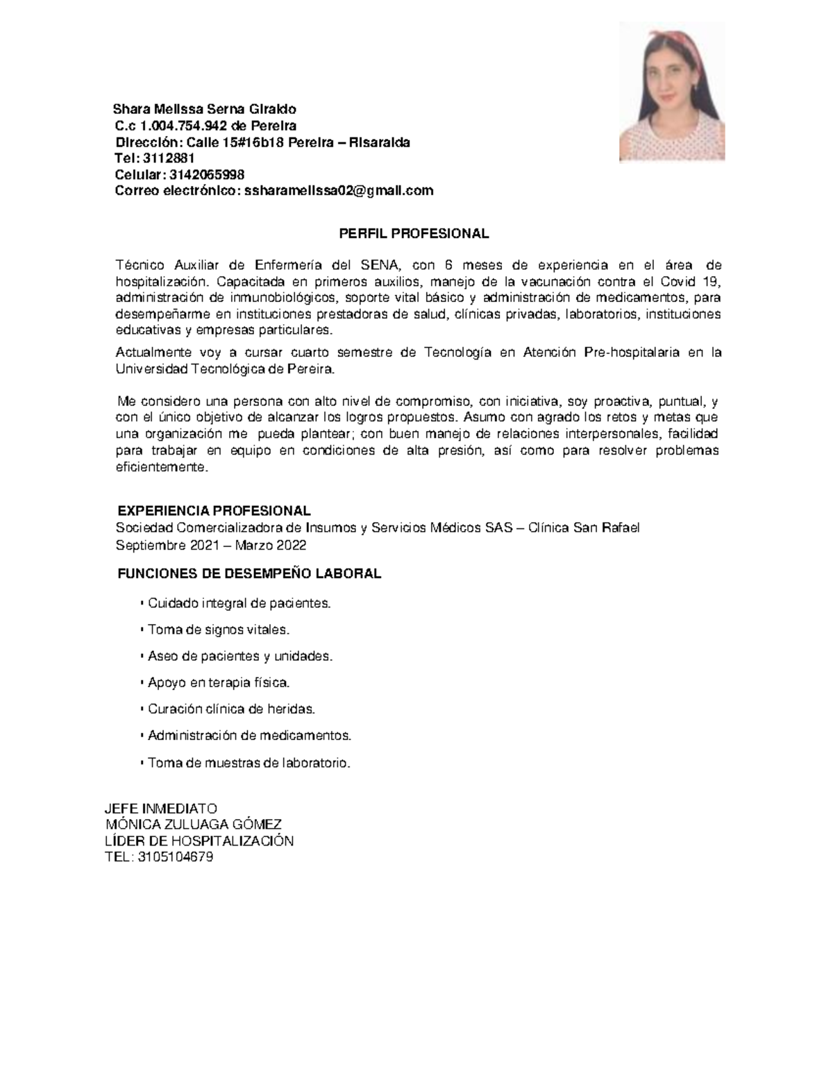 HOJA DE VIDA Shara Melissa Serna Giraldo-firmado - Shara Melissa Serna ...