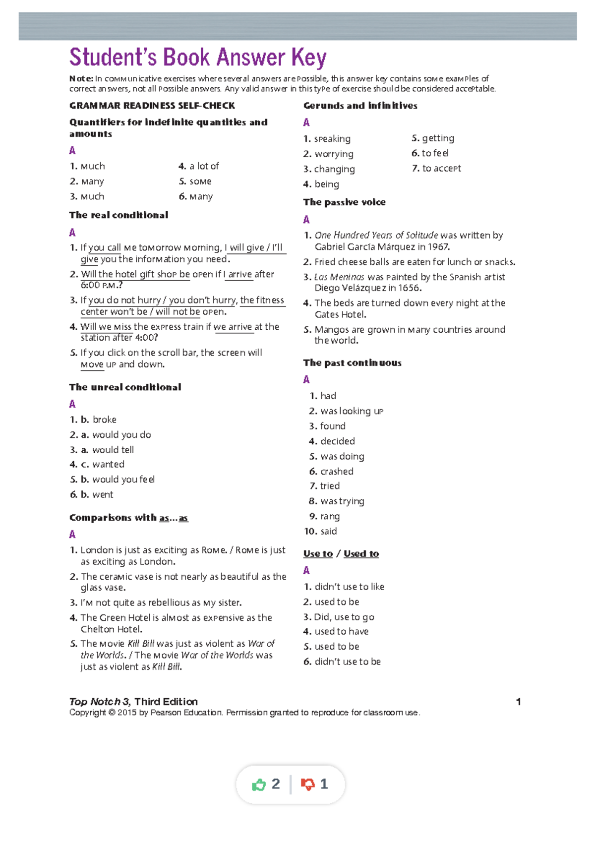 Respuestas-student-book compress - Top Notch 3, Third Edition 1 ...