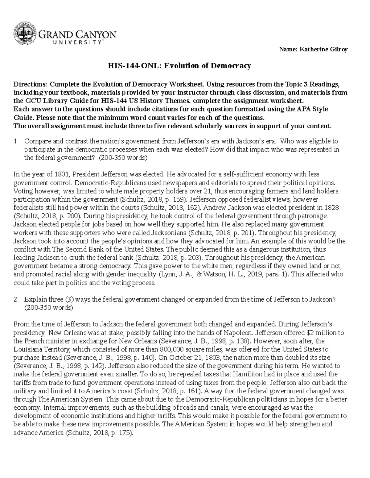 Evolution of Democracy Worksheet - Using resources from the Topic 3 ...
