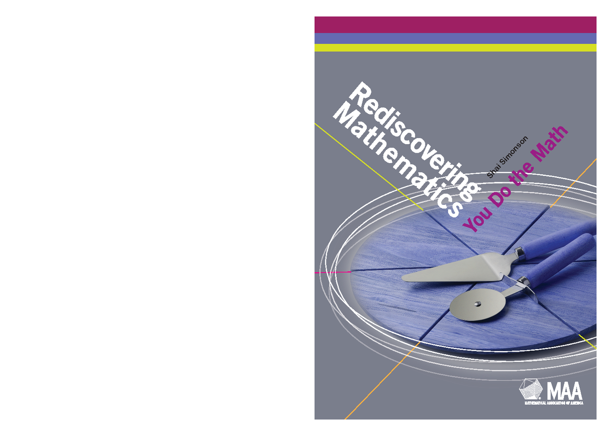 Rediscovering mathematics (libro) - Shai Simonson Rediscovering ...