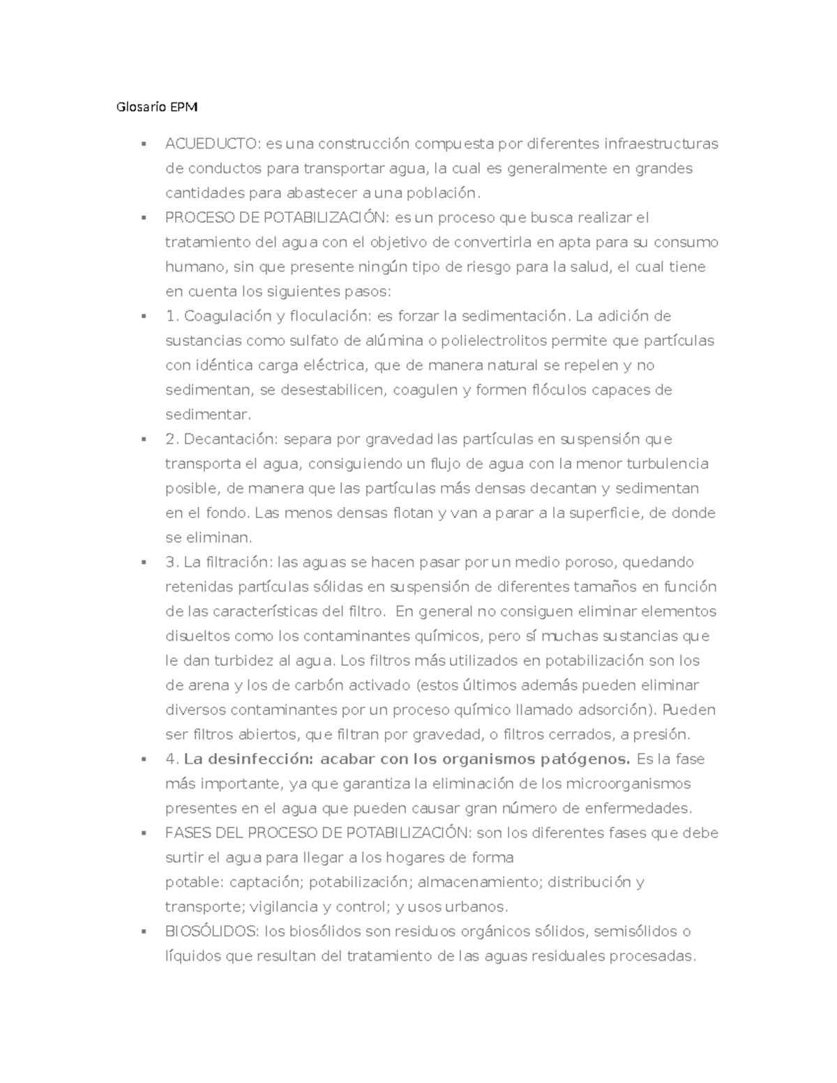 Glosario EPM - todo - Glosario EPM ACUEDUCTO: es una construcción ...