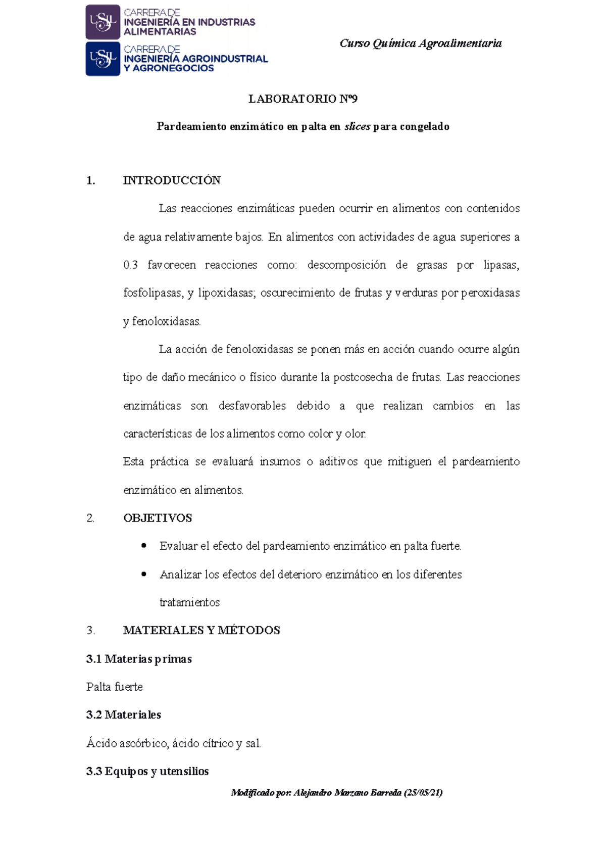 Laboratorio+9+Pardeamiento+enzim%C3%A1tico - Curso Química ...