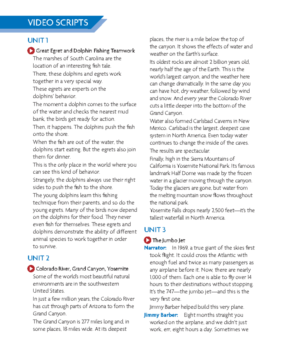 Prism Reading & Writing 2 Video Scripts - VIDEO SCRIPTS UNIT 1 Great ...