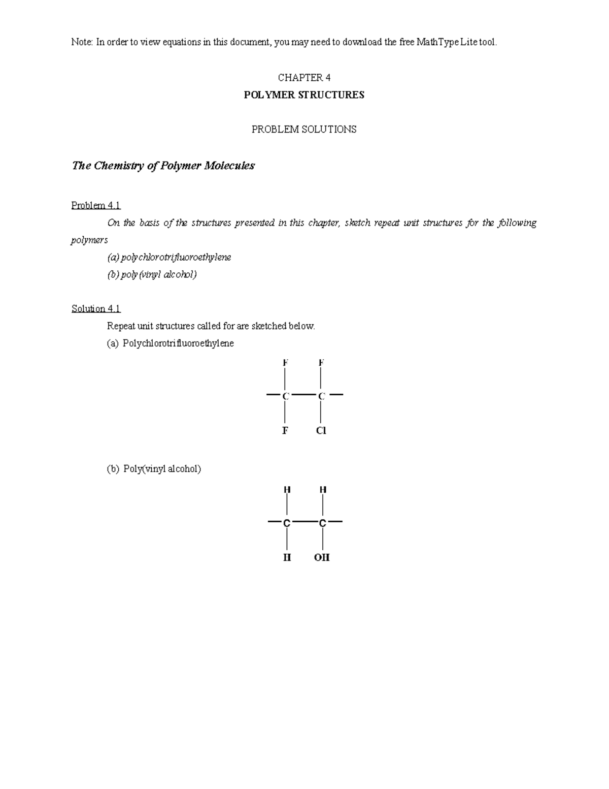 Ch04 - 기계재료 4장 - Note: In order to view equations in this document, you ...