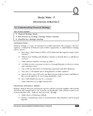 Financial Management study note 9 - COST-VOLUME-PROFIT ANALYSISSources ...