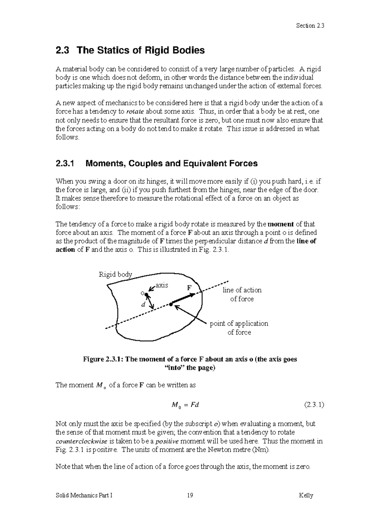 02 Statics of Rigid Bodies 03 Rigid Bodies - 2 The Statics of Rigid ...