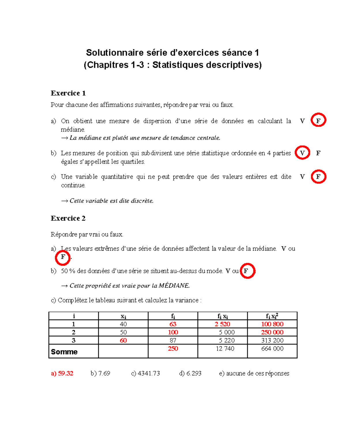 Chapitre 1-2-3 Sol - MQT - Solutionnaire série d’exercices séance 1 (Chapitres 1-3 ...