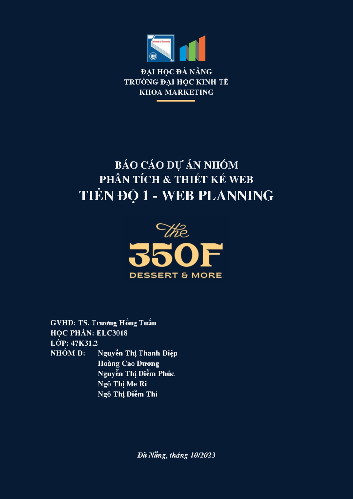 Nhóm-D-47K31 - TK WEB - ĐẠI HỌC ĐÀ NẴNG TRƯỜNG ĐẠI HỌC KINH TẾ KHOA ...