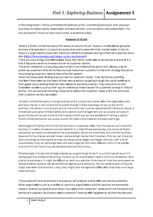 Unit 4: Managing an Event - Assignment 1 - In this assignment I will go into the detail what he ...