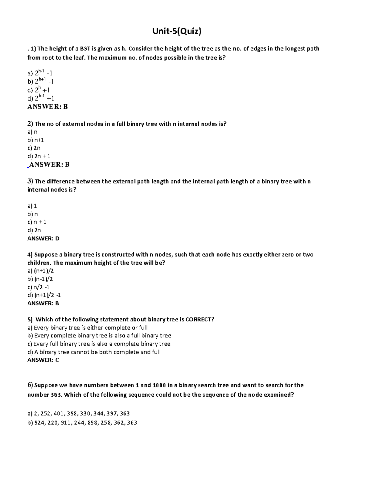 Unit 5 MCQ - Dm unit 1 set mcqs sppu 3rd sem mcq of all units - Unit-5 ...