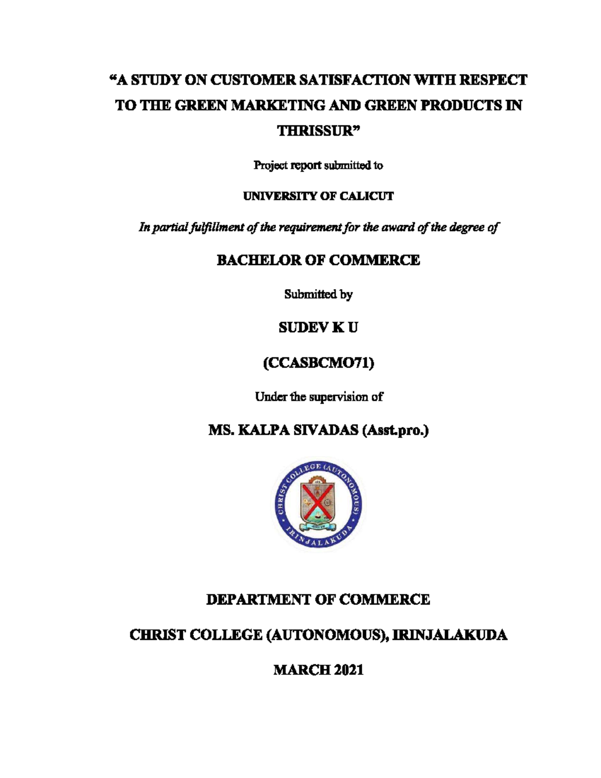 Ccasbcm 071 - Which of the following is well babyyy in the world of the ...