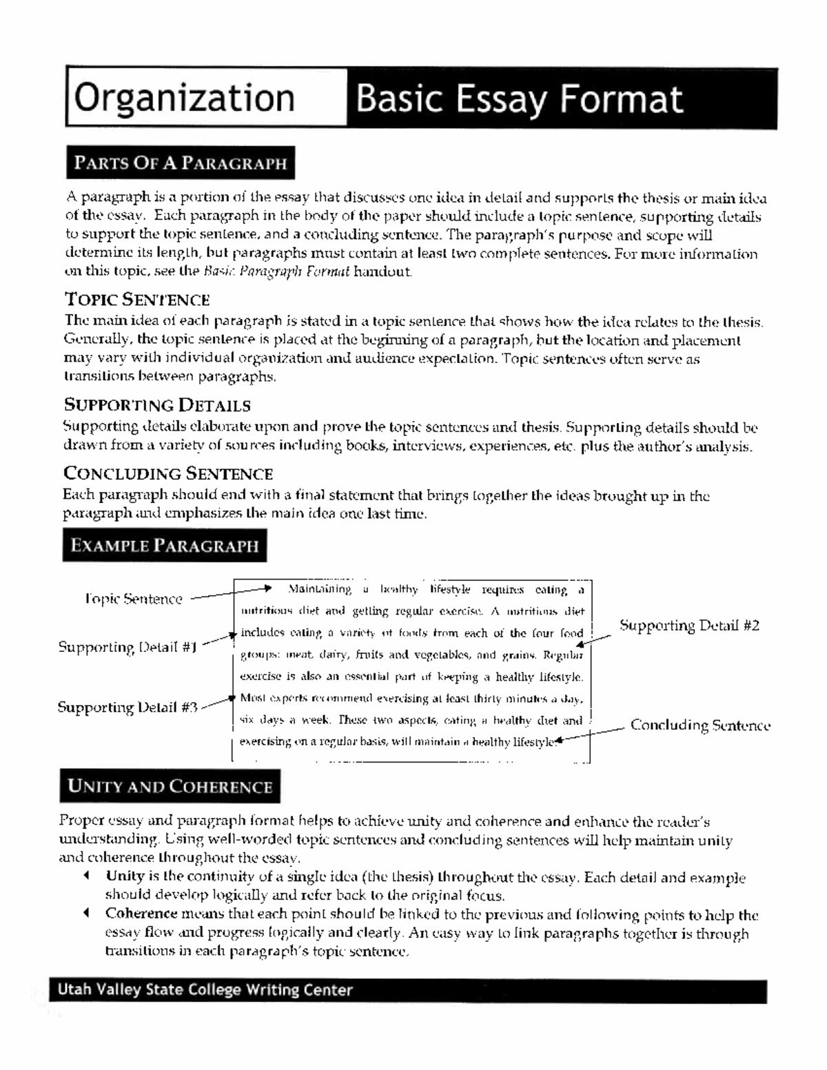 Basic Essay Format - Bachelor of Science in Accountancy - Studocu