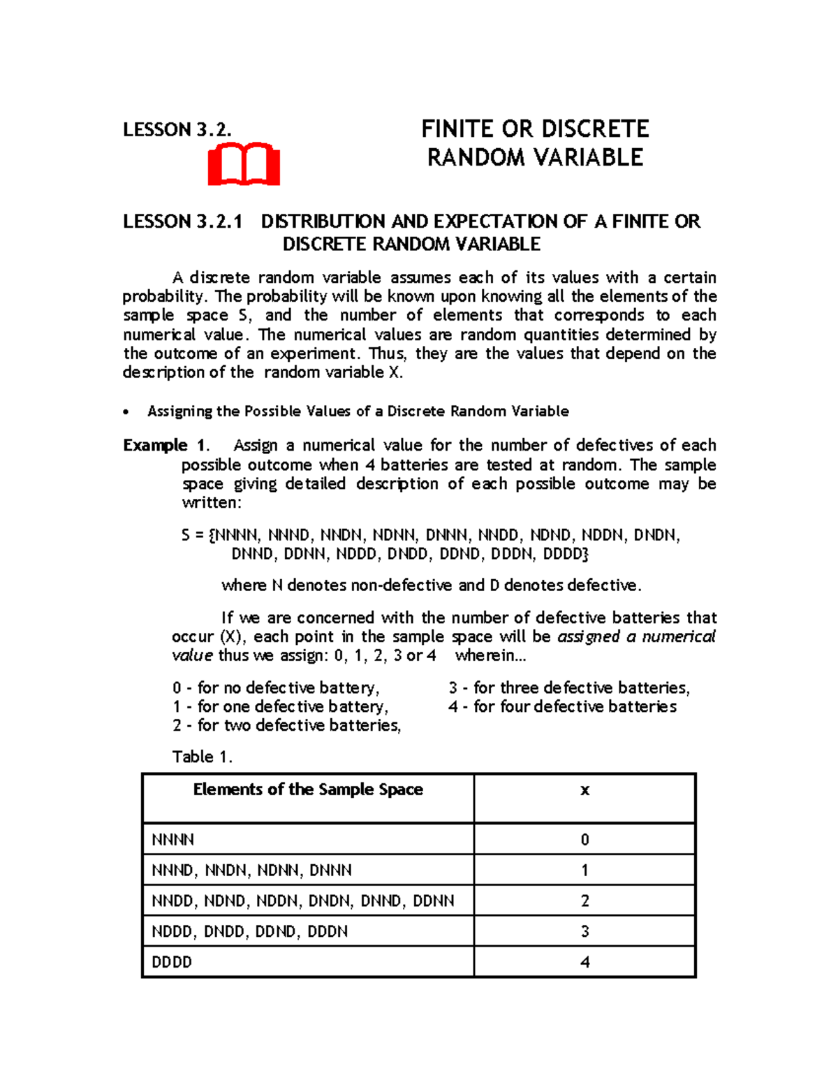 Discrete Random Variable LESSON 3 LESSON 3 2 discrete-random-variable-lesson-3-lesson-3-2