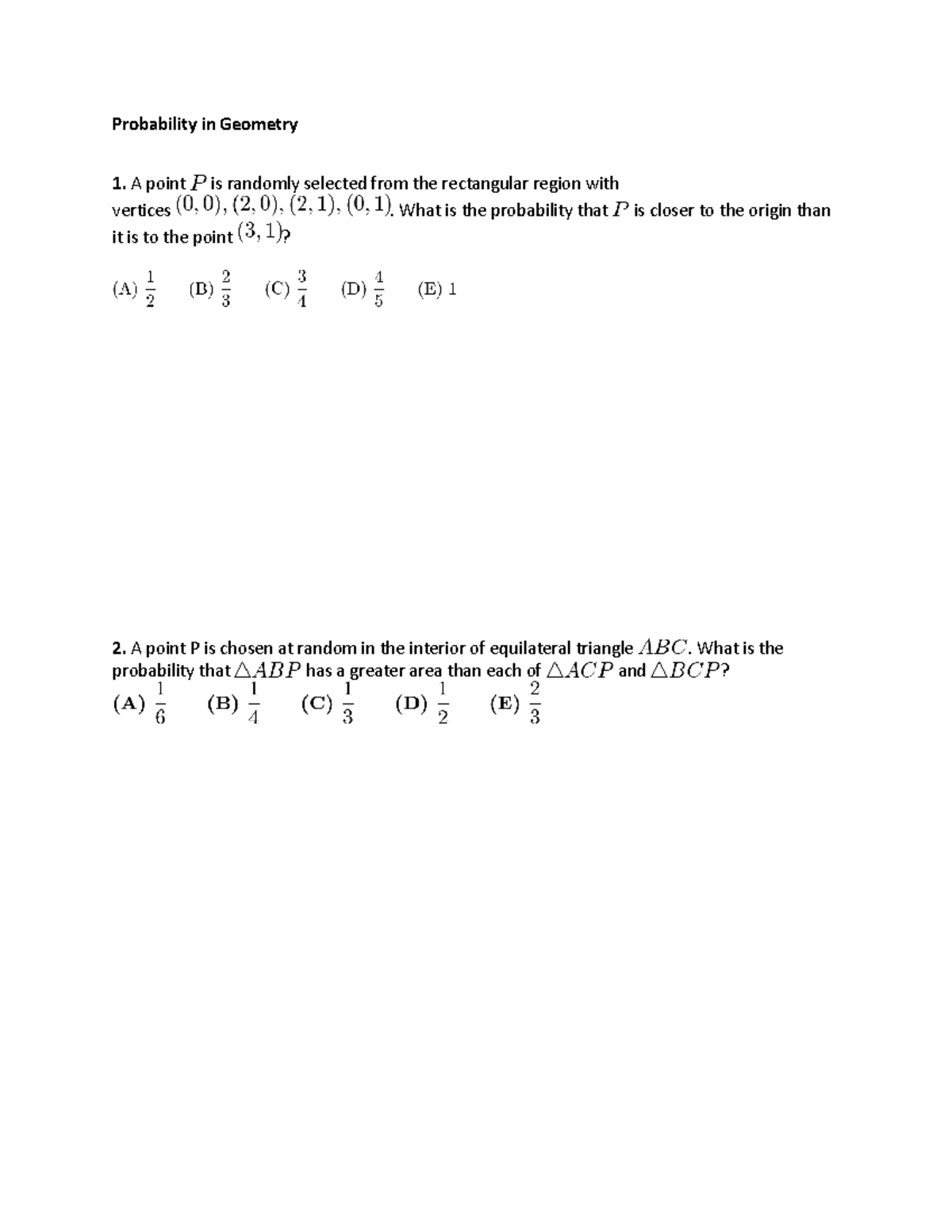 Probability in Geometry - app1201 - What is the probability that is ...