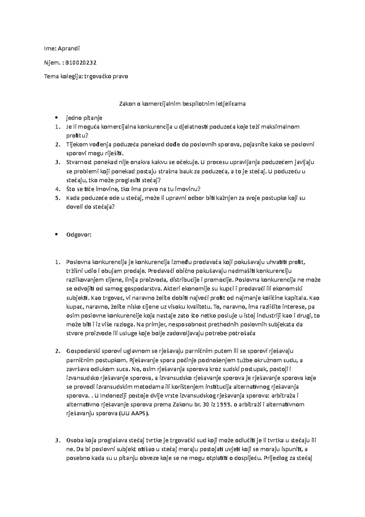 Dokumen (14) (1) - dvsvs - Ime: Aprandi Njem. : B Tema kolegija ...