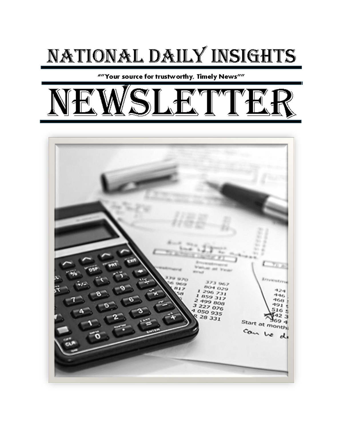 AP News Letter FIN - NatioNal Daily iNsights Newsletter “”Your source ...
