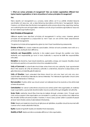 MCO-01 - ASSIGNMENTS - TUTOR MARKED ASSIGNMENT COURSE CODE : MCO- COURSE TITLE : ORGANISATION ...